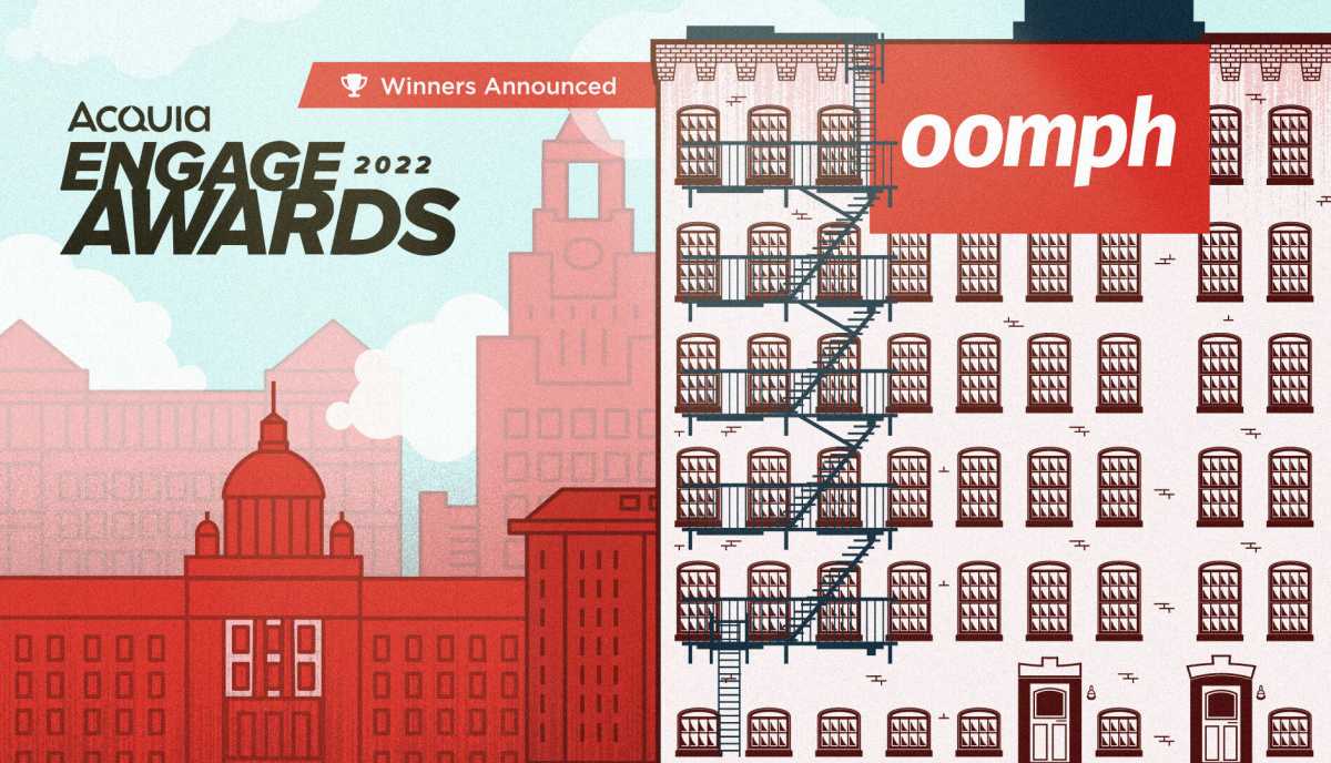 Oomph wins a 2022 Acquia Engage Award for its work with the State of ...